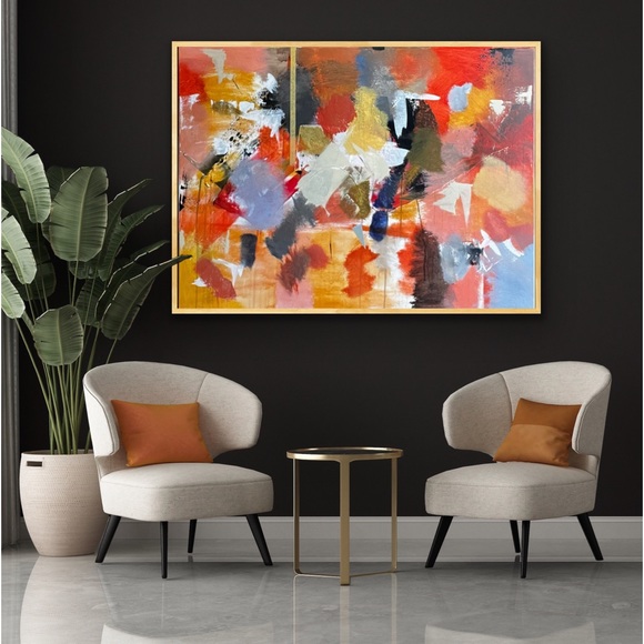 Color Drip Art Llc | Art | Original Multicolor Abstract Art Modern Art ...